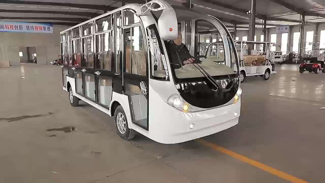 14 Seater Electric Shuttle Bus Party Bus Sightseeing Bus & Car - Buy ...