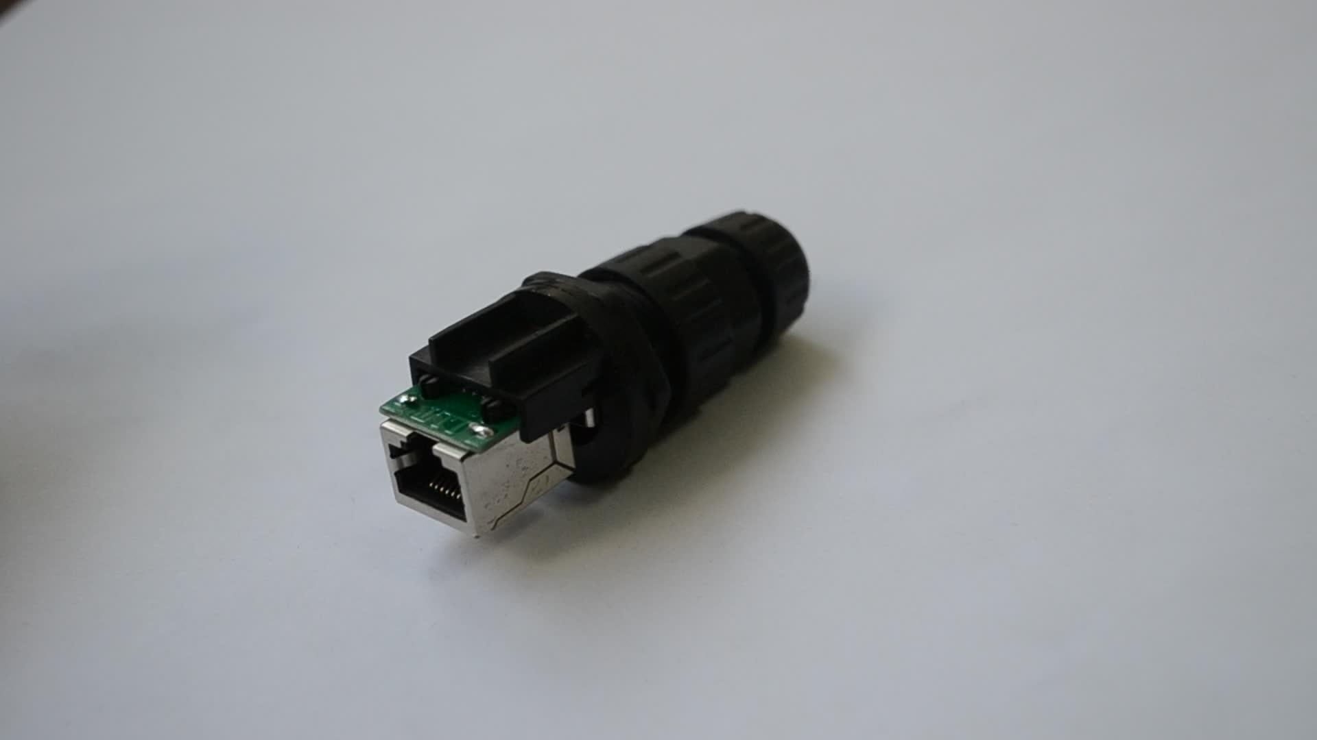 Rj45 Ethernet Connector Waterproof Rj45 Socket - Buy Rj45 Ethernet ...