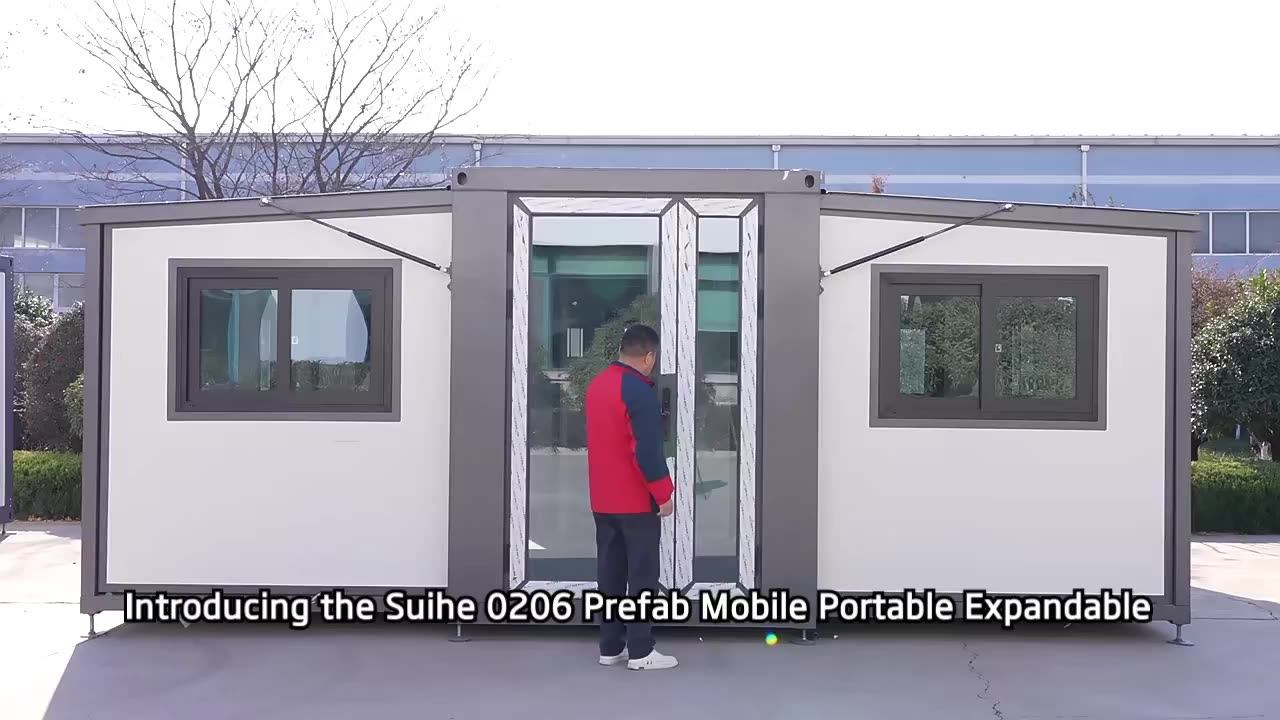 Suihe 20ft/40ft Prefab Mobile Portable Expandable Foldable House Steel ...
