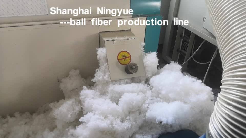 200kg/h 100kg Capacity Ce Certification Polyester Ball Fiber Making ...