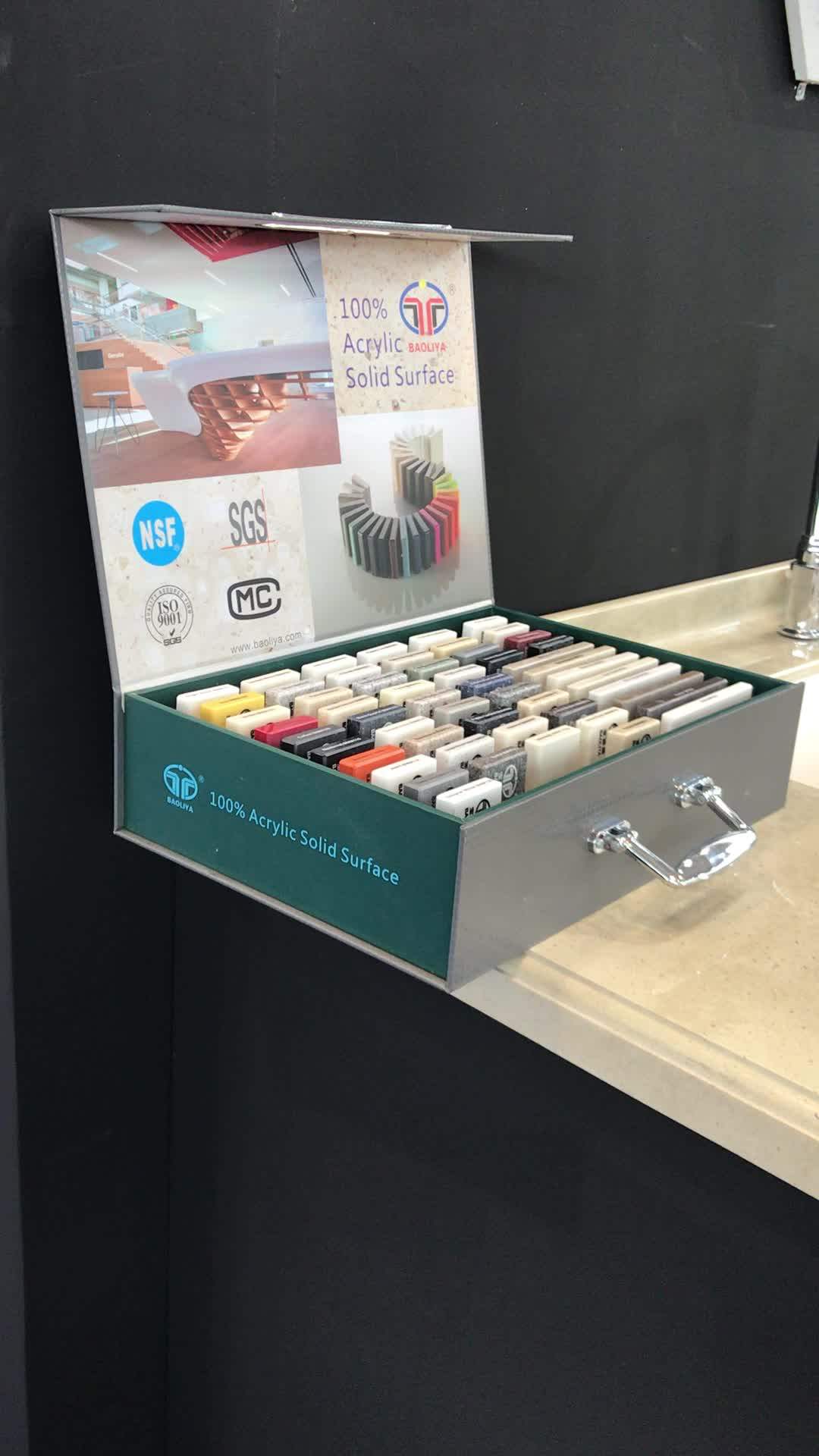 Custom Size Stone Sample Case Marble And Granite Sample Display ...