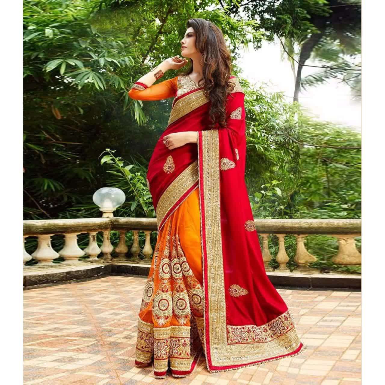 Ropa De Boda India,El Más Reciente Saree,Festival,Bollywood,Tradicional ...