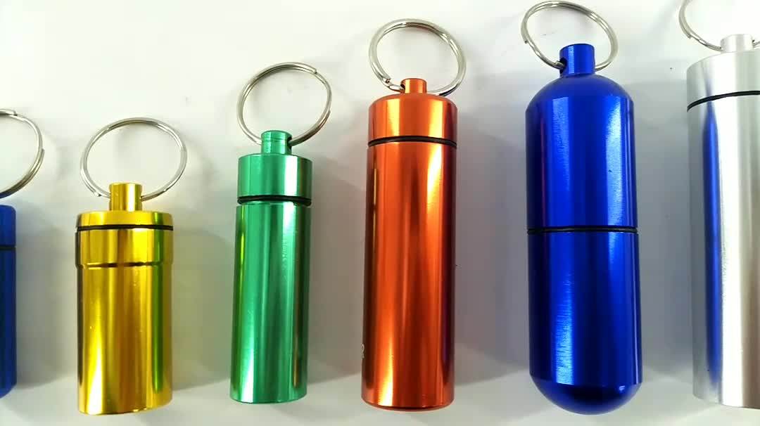 Customized Scuba Tank Shape Aluminum Pill Container,Portable Drug Case ...