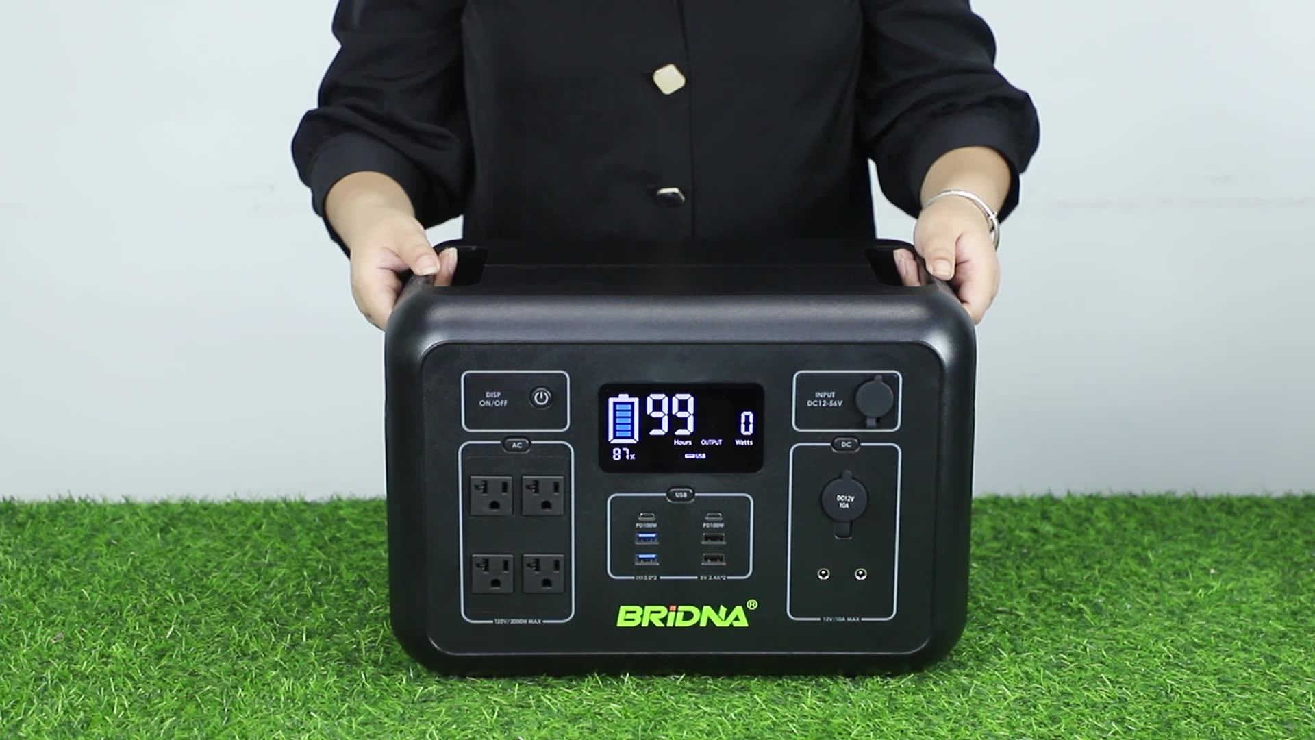 1200w 51ah 1132wh 1200 Watt Portable Power Station Solar Generator For ...