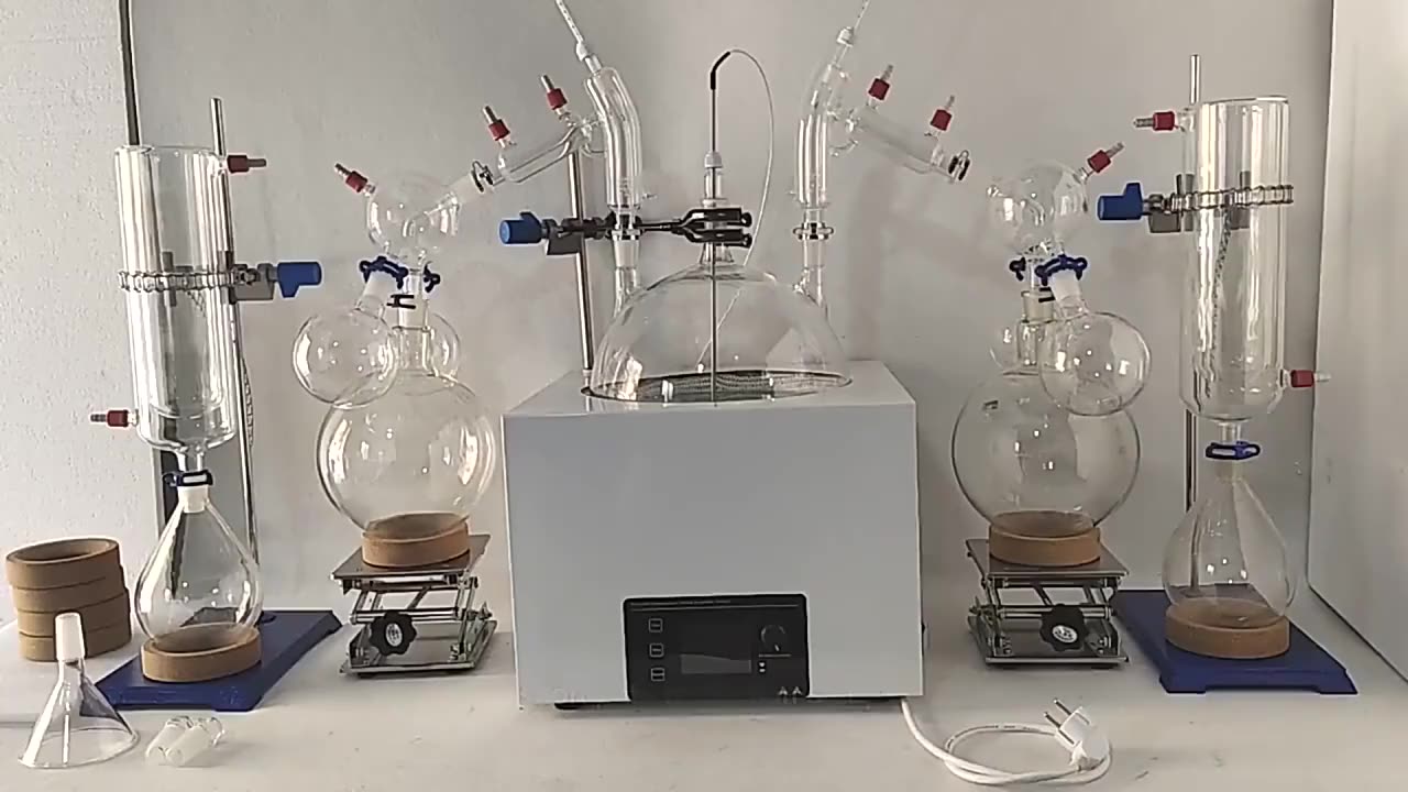 Lab Equipment Vacuum Distillation System Kit 2l 5l 10l 20l Short Path Distillation - Buy ...