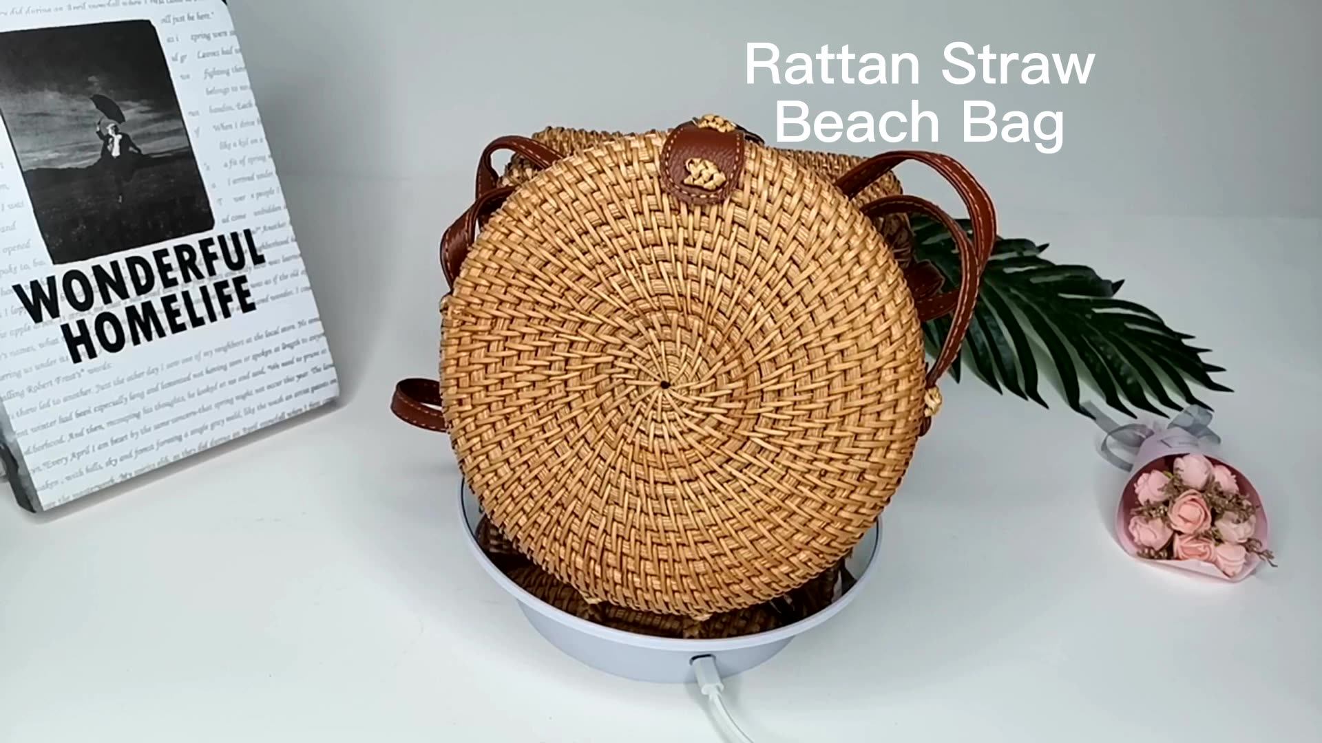 Handmade Bali Rattan Bags Round - Buy Rattan Bag Round,Bali Rattan Bags ...