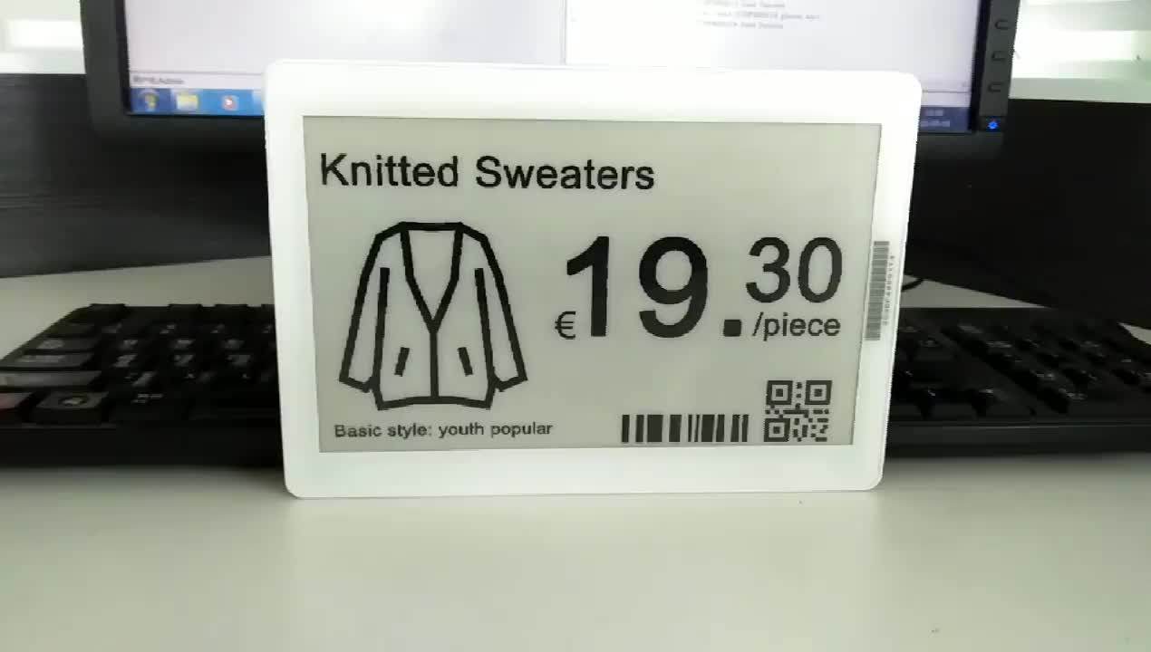 Electronic Shelf Label E Ink Display Price Tag For Supermarket Chain ...