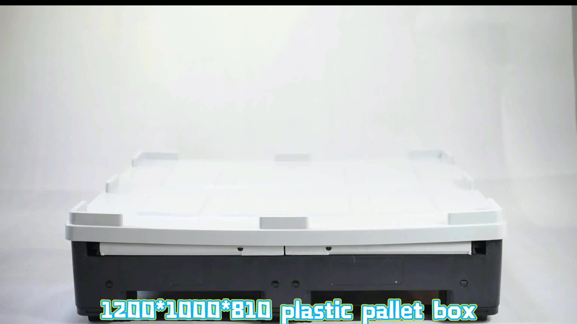 Large Heavy Duty Storage Collapsible Pallet Bin 1200x1000x760mm Plastic ...