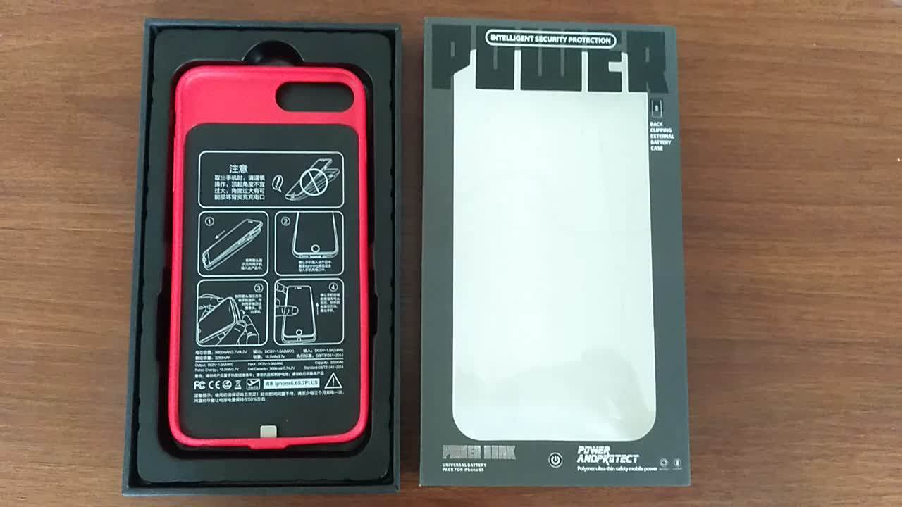 Ultra Slim External Phone Cover Wireless Powerbank Charging Case Smart ...