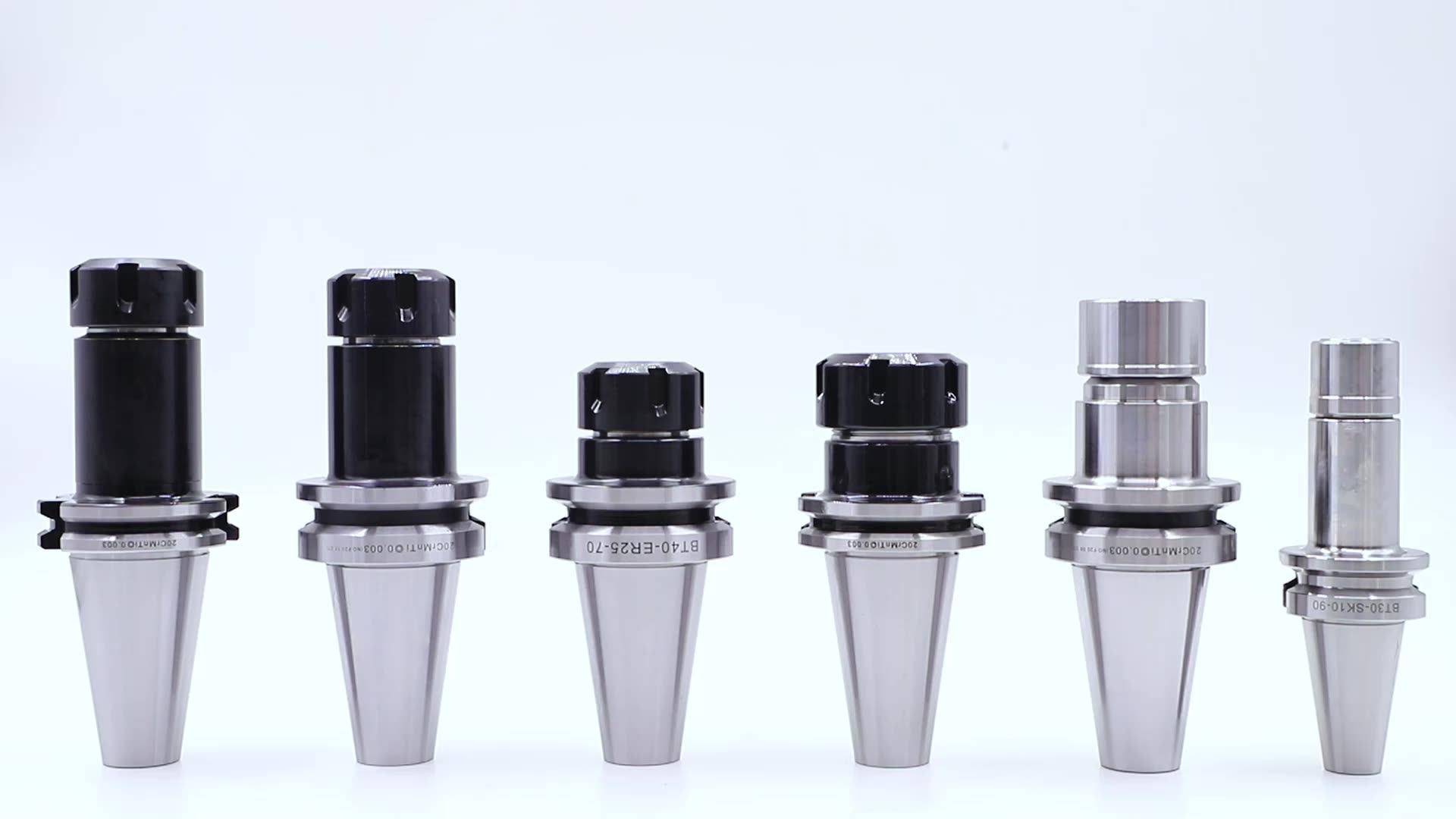 Mas Bt40 Er Set Precision Collet Chuck Tool Holder Arbor Milling Chuck ...