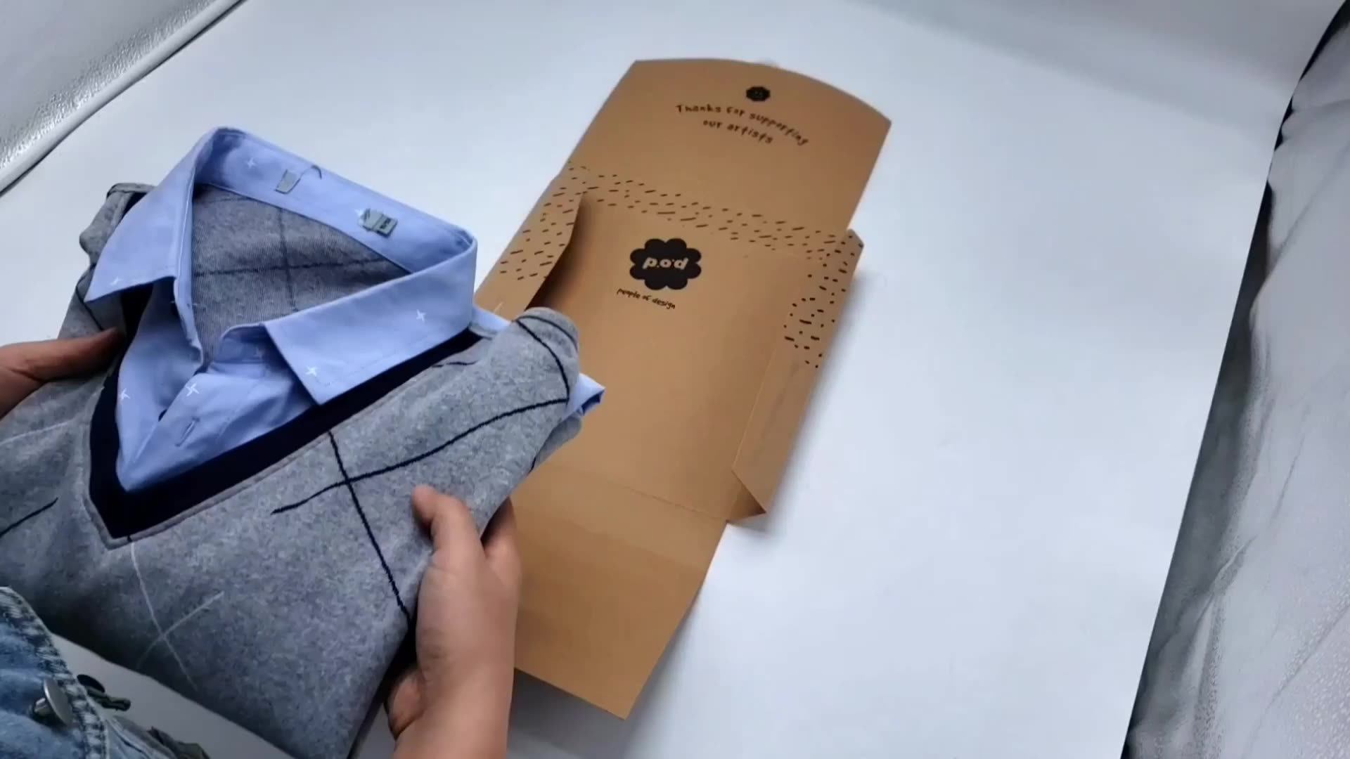 Foldable Kraft Paper Men Packing Custom Tshirt Box - Buy Custom Tshirt ...