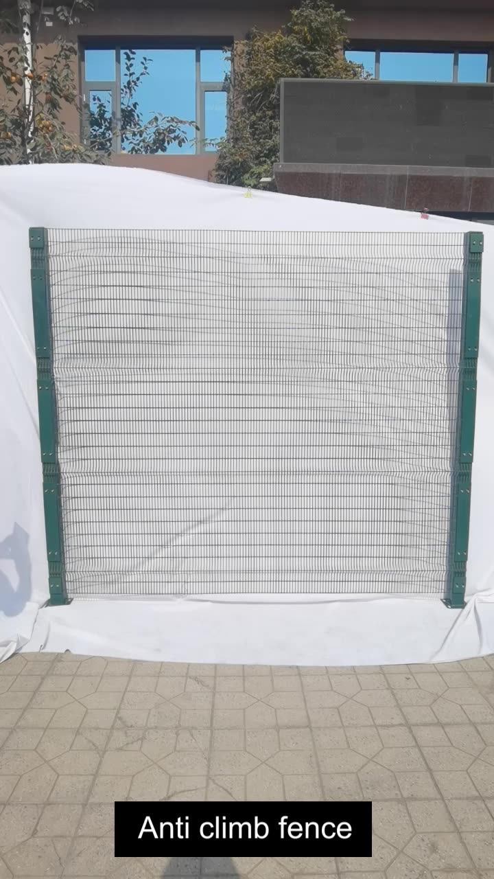 Clear View 358 Anti Climb Fence High Security Dense Mesh Fence Panels ...