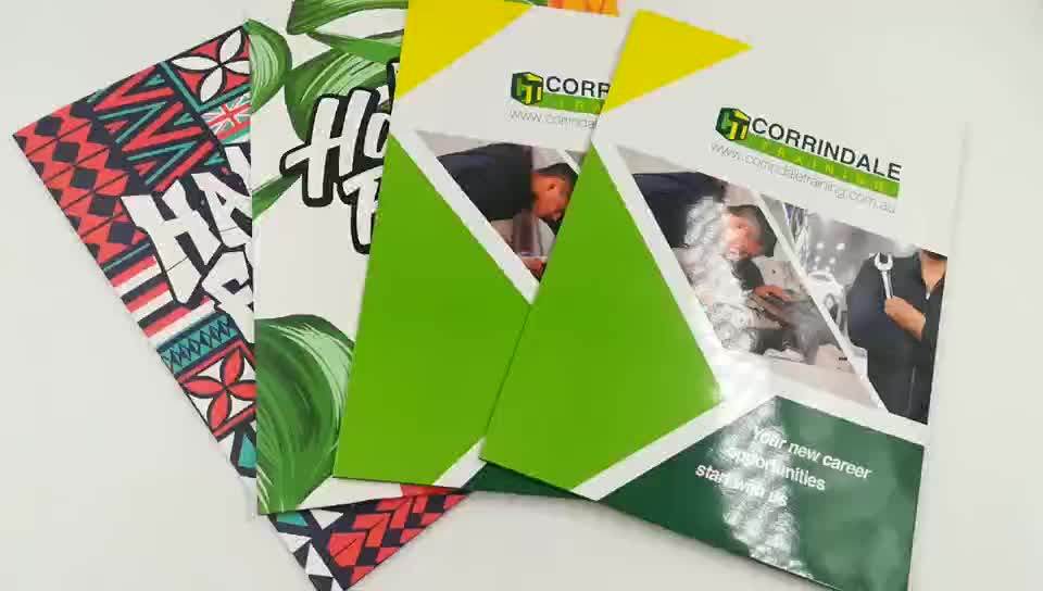 Custom Printing Black Logo A2 A3 A4 A5 Hardcover Paper Video ...