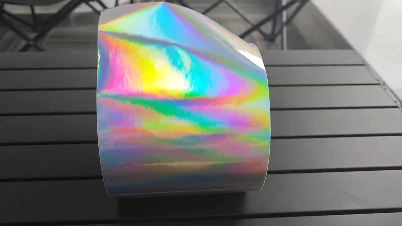 Printable Laser Holographic Film Roll Laser Hologram Film Jumbo Roll ...