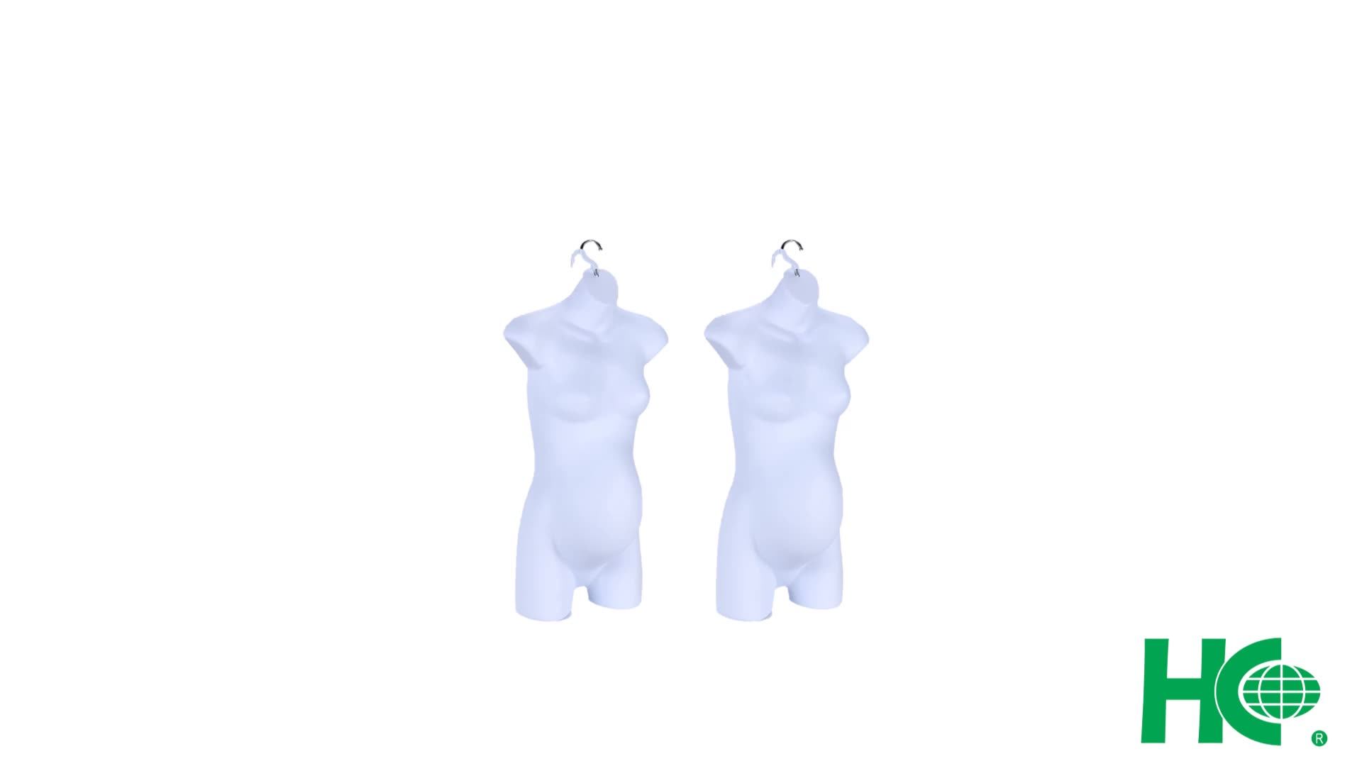 Plastic Female Pregnant Mannequin With Hanger - Buy White Plastic ...