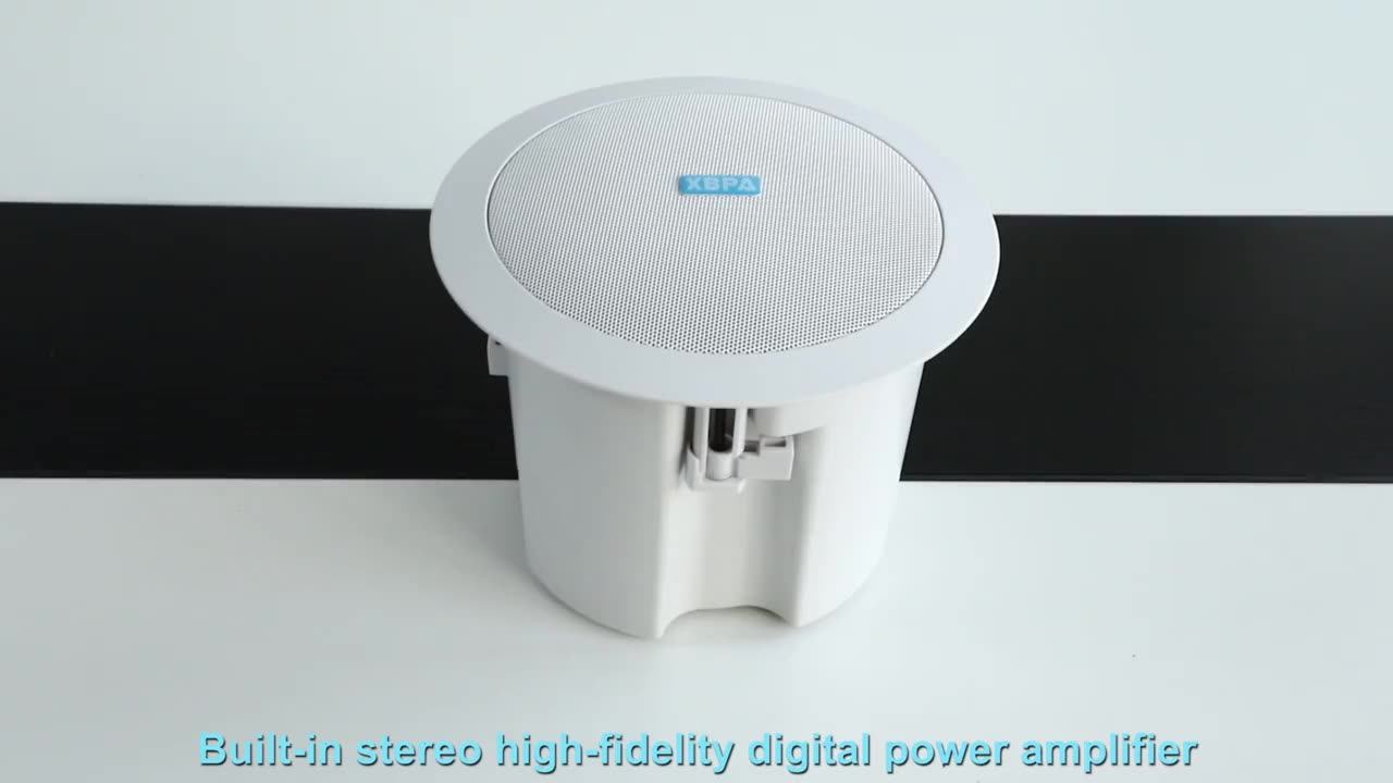Ip Ceiling Intercom Speaker Has Built-in Microphone And Power Amplifier ...