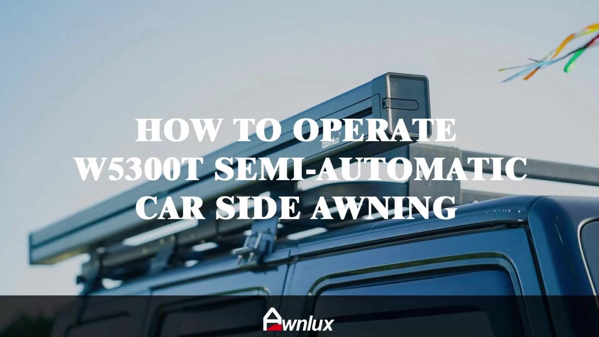 Awnlux New Design Full Cassette Retractable Roof Top Car Tents Side ...