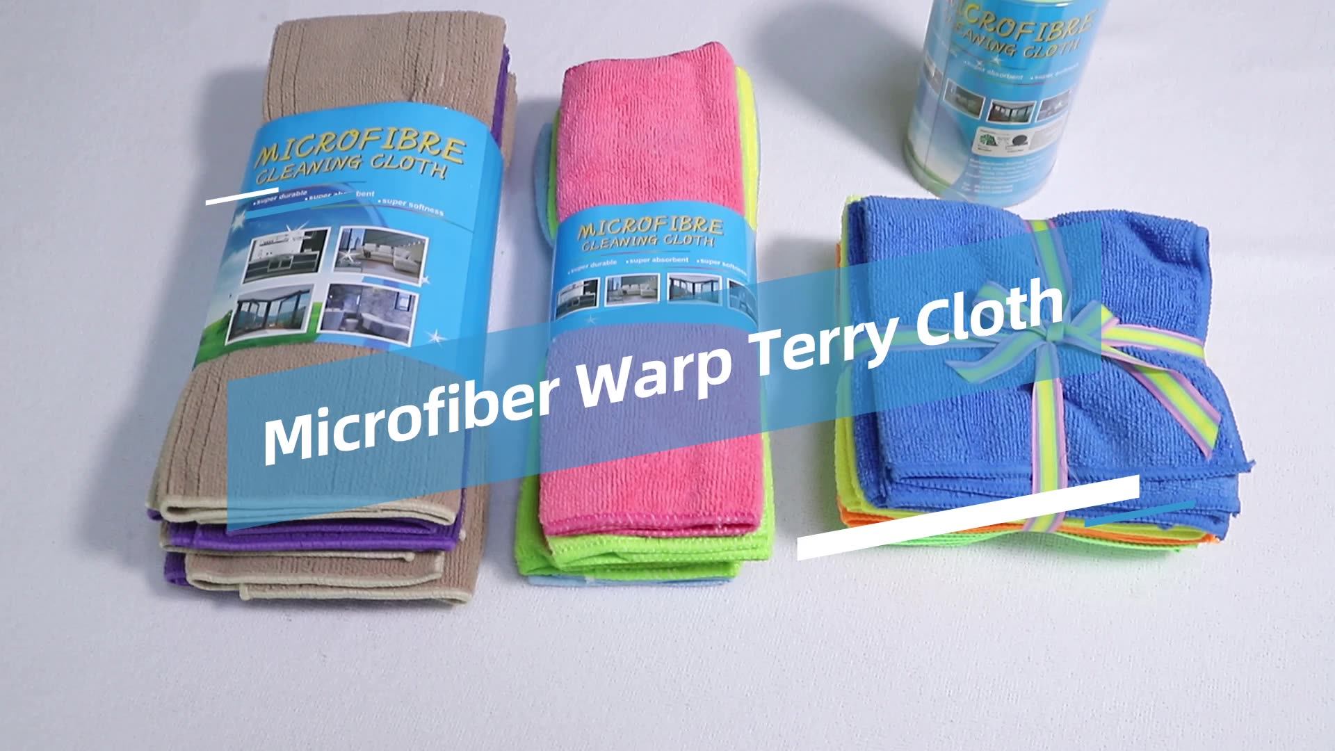 80% Polyester 20% Polyamide Cleaning Cloth Polishing Car Microfiber ...