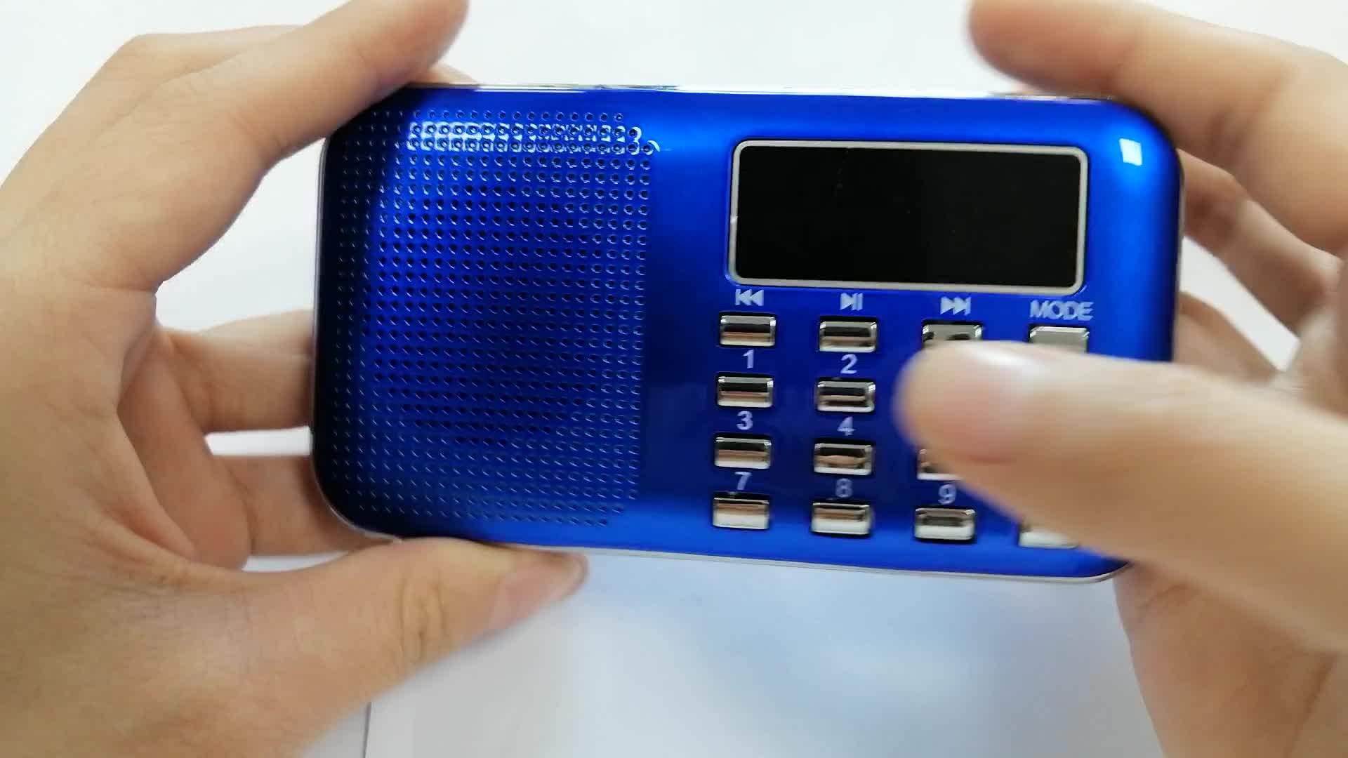 Radio De Bolsillo Portátil Con Usb Y Fm,Minireproductor Digital Con ...