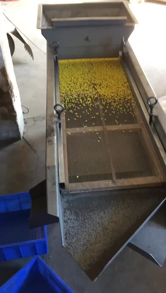 Used Linear Vibrating Sieve Machine Grain Sorting And Sifting Screen ...