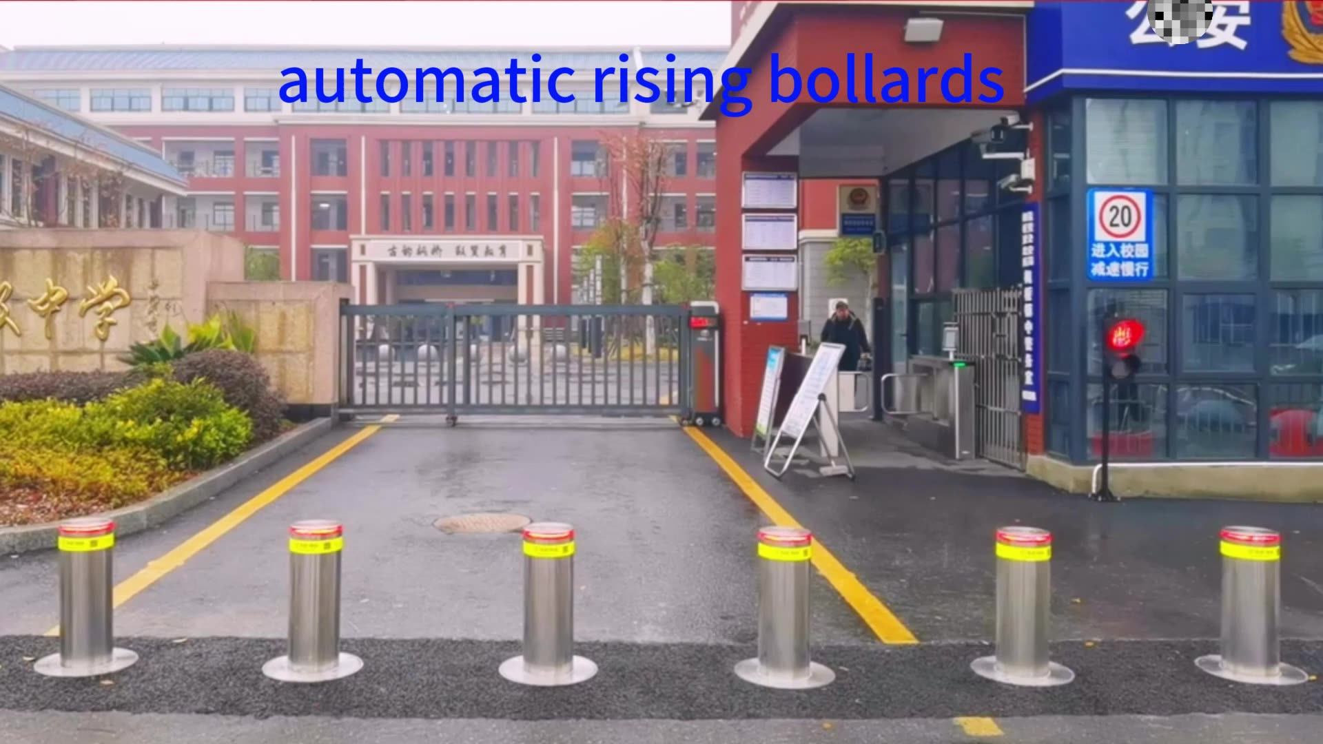 Lifting Kit Automatic Rising Bollards Pneumatic Hydraulic Column 3 ...