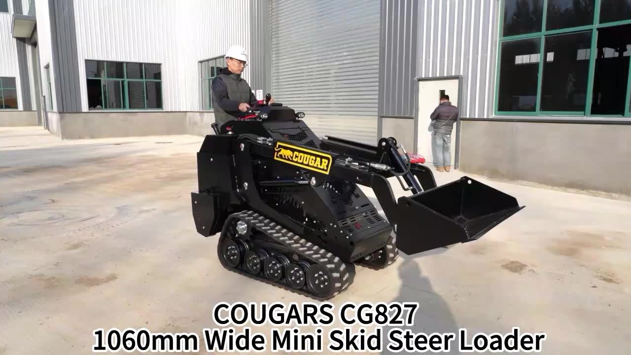 Kubota Engine Front Loader Skid Steer Tractor 1350kg Compact Track Skid ...