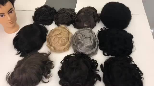 Ali Queen Hair Full Lace Mens Toupee Human Hair Replacement Systems ...