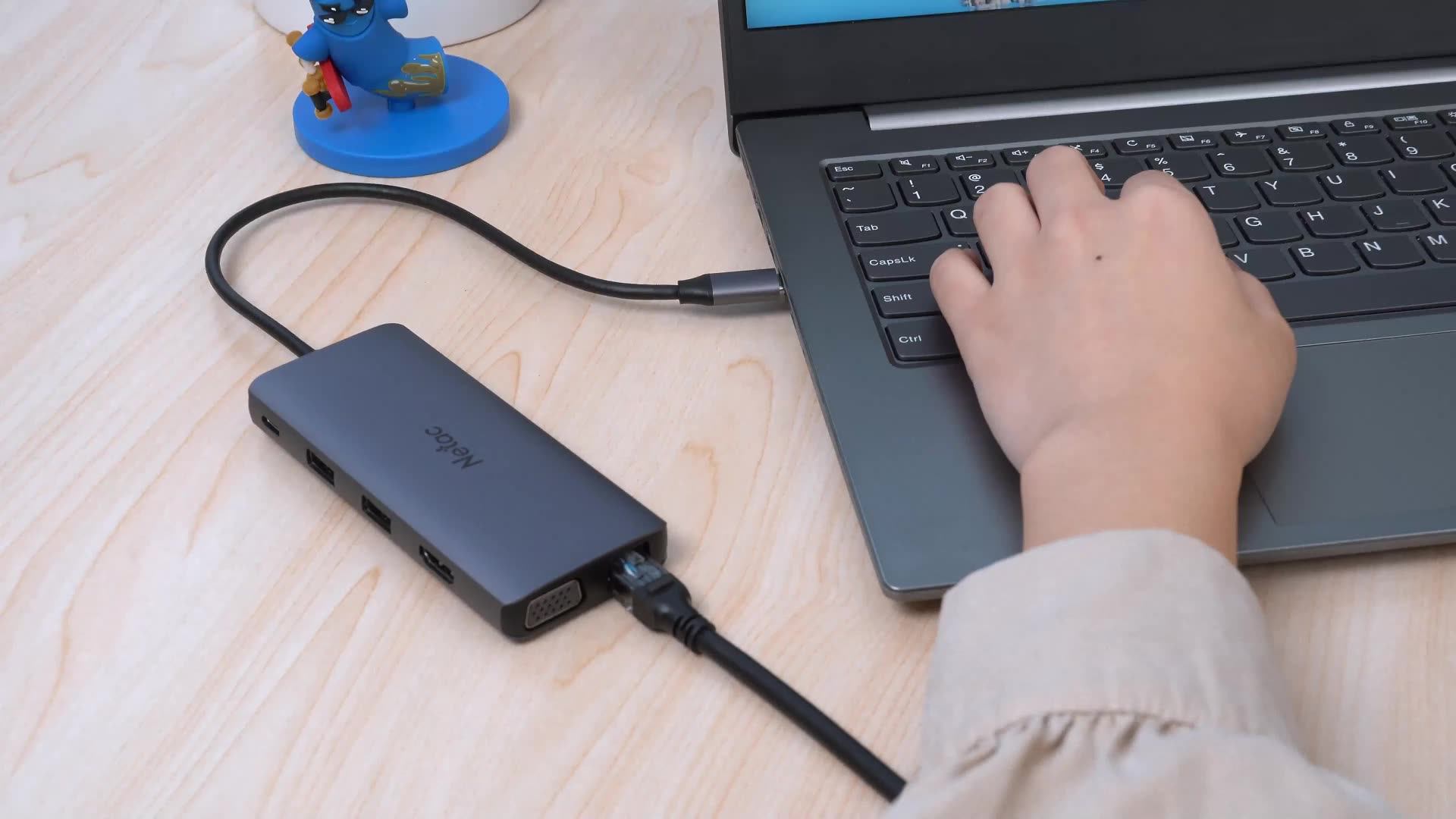 Netac Docking Station Laptop Type-c 3.0 Usb Hub 11 In 1 Multi-interface ...