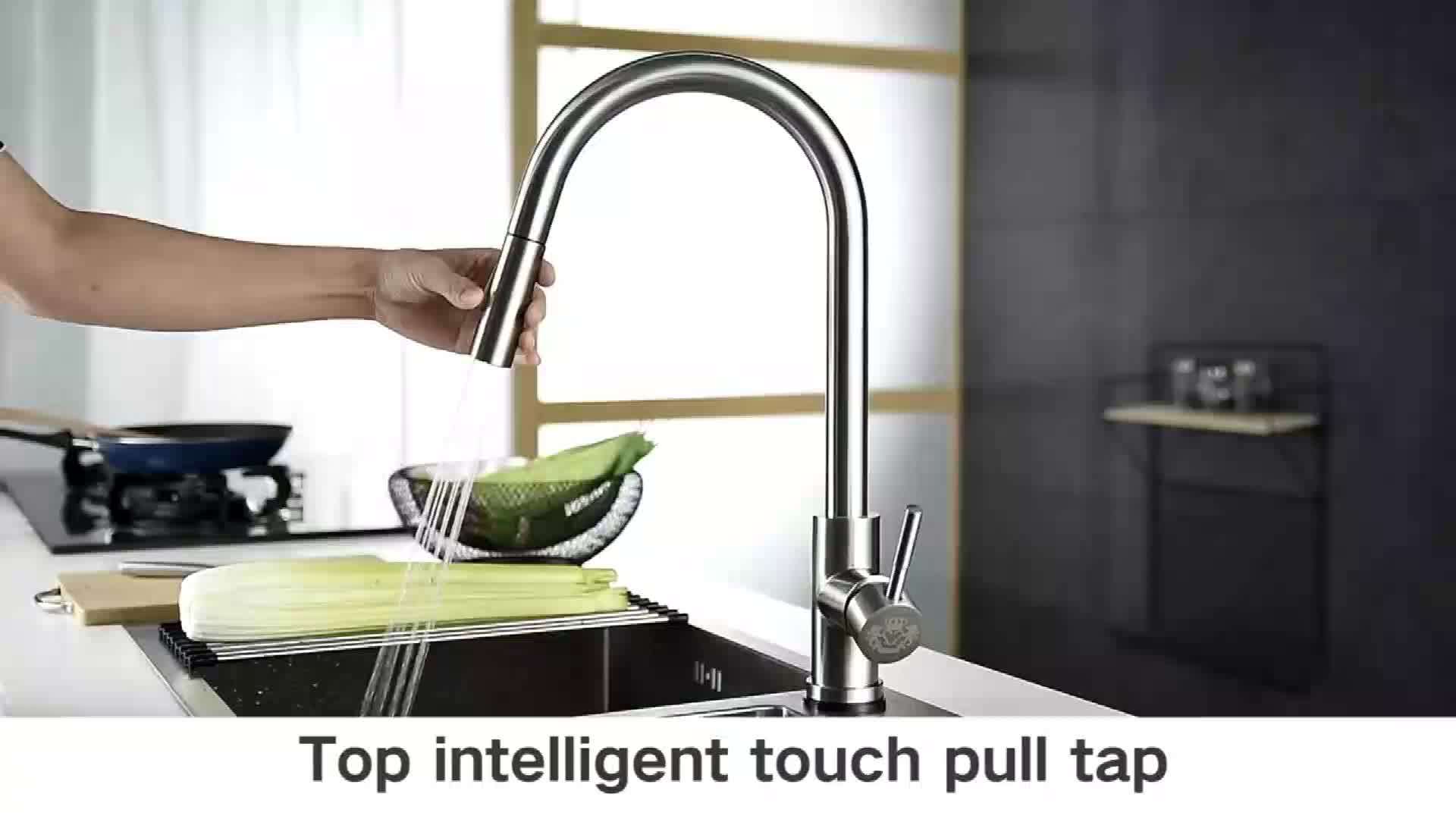 1005r Pull Out Stain Steel Smart Tap Water Filter Tap Smart Kitchen ...