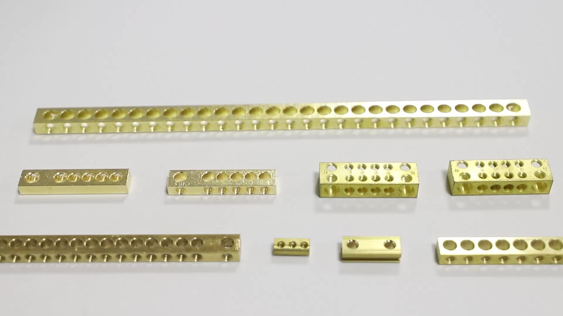 15 Terminal Dual Row 150a Bus Bars Ground Distribution Block Grounding ...
