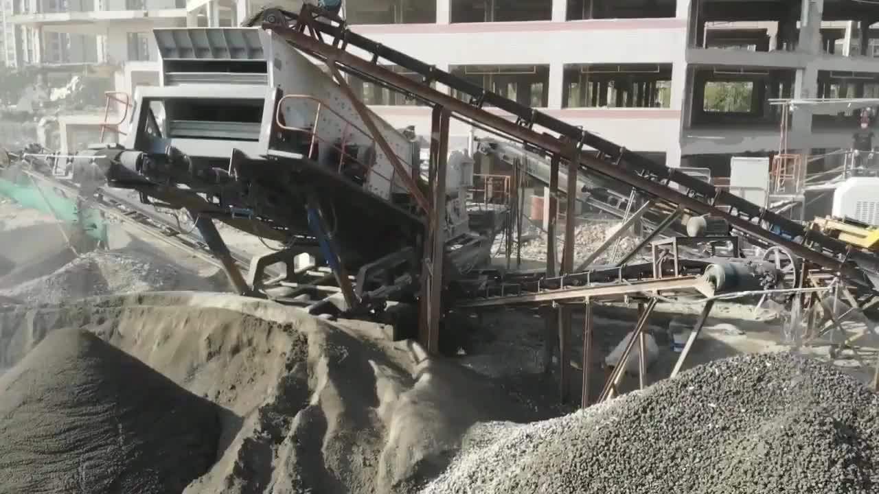 Portable Concrete Crushing Plants Track Mounted Impact Crusher Station ...