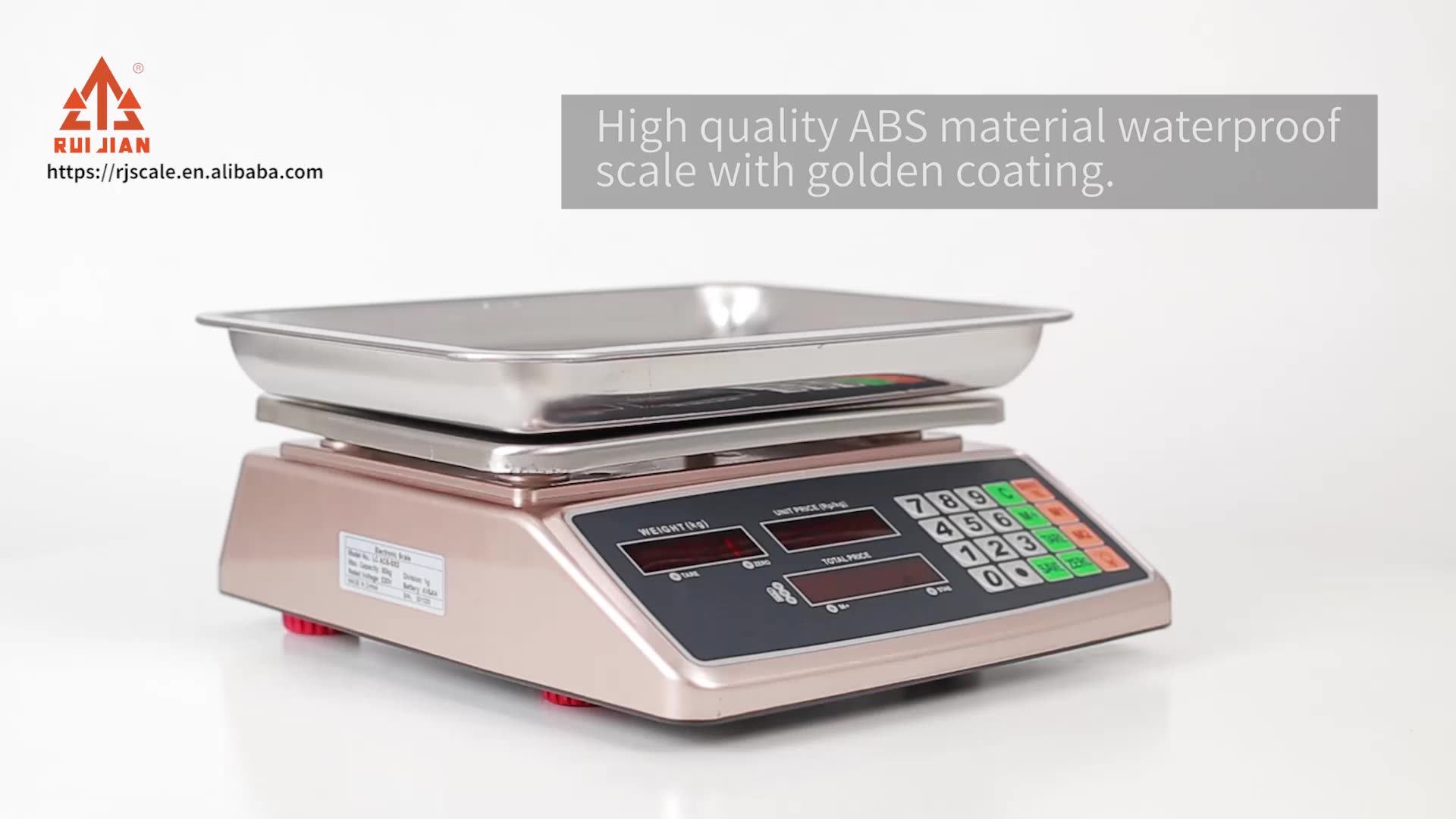 Waterproof Digital Portable Electronic Computing Weighing Machine ...