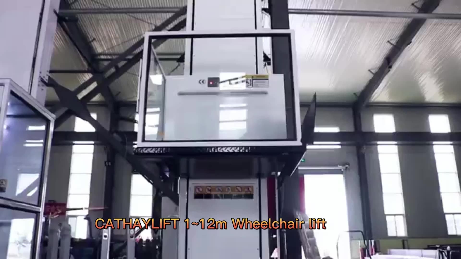 1~12m 250kg Load Indoor Outoodr Passenger Household Lifts Elevator With ...