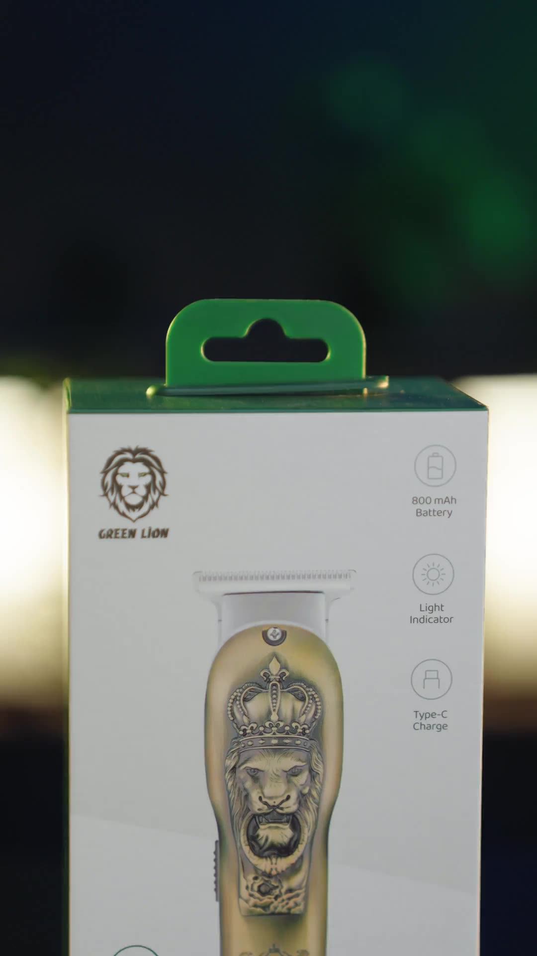 Green Lion Electric Hair Rechargeable Shaver Low Noise Professional ...