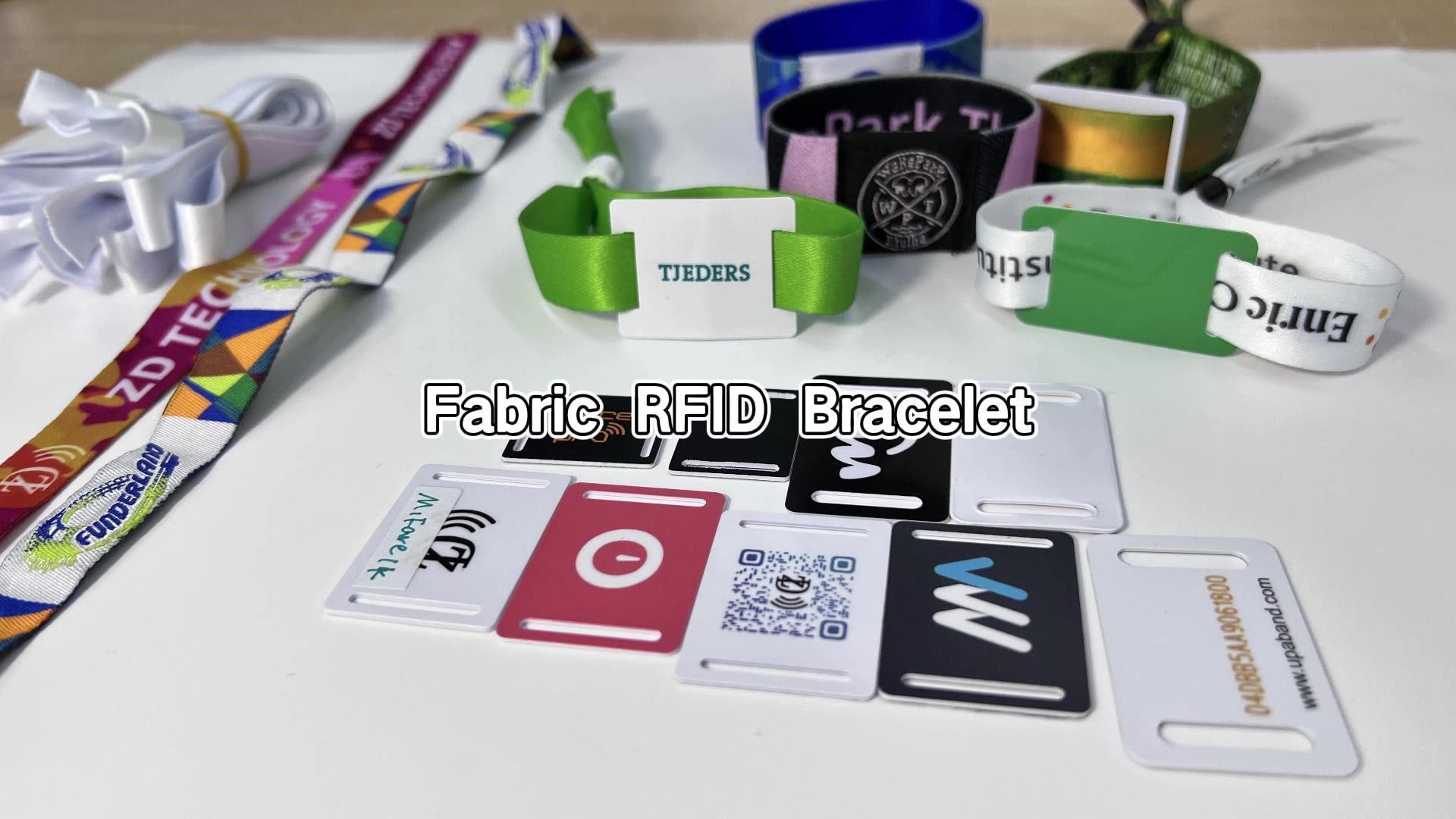 Promotional Adjustable Qr Code Event Bracelet Rfid Nfc Ntag213 Woven ...