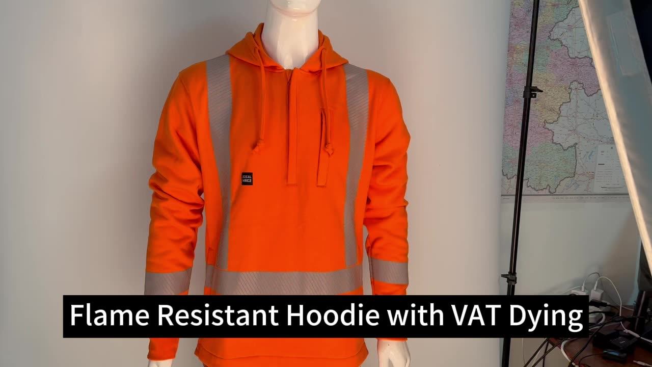 Wholesale Custom Nfpa 2112 Fire Retardant Fleece Frc Hooded Shirt ...