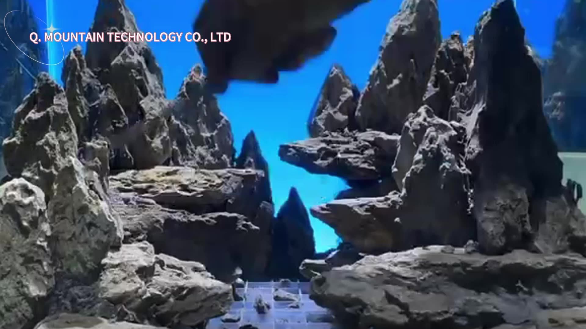 Landscape Beautification,Stone Fish Tank,Rockery,Acid Washed Fish Tank ...