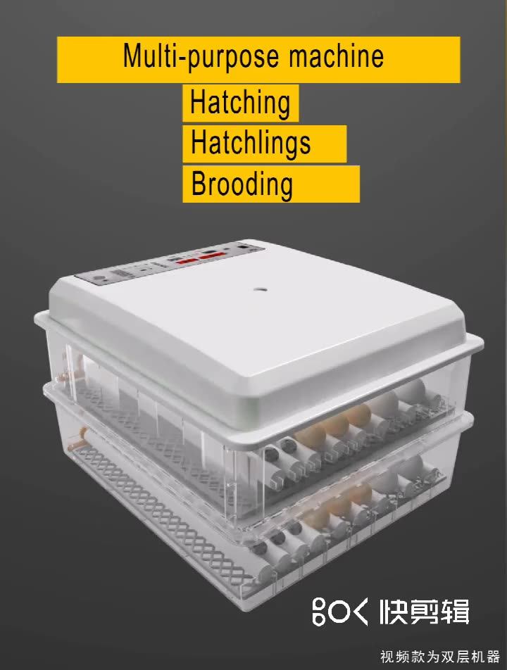 120 Eggs Fully Automatic Chicken Eggs Incubator Quail Goose Guinea Bird ...