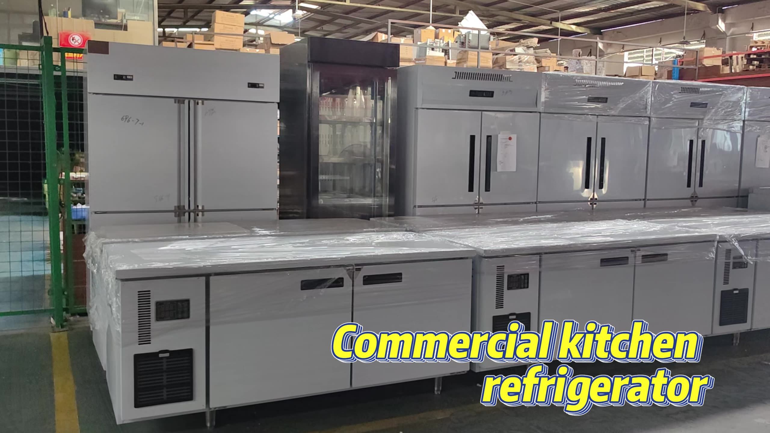 Commercial Stainless Steel Kitchen Refrigerator Upright Fridge Air ...