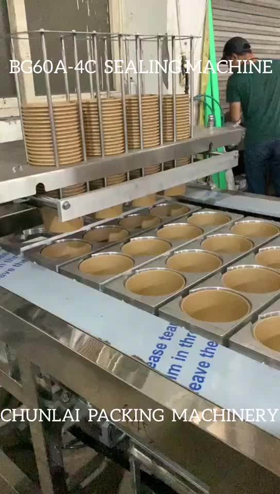 Automatic Fried Instant Noodles Paper Cup Bowl Filling Sealing Machine ...