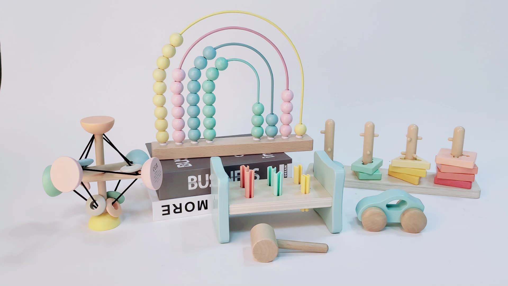 Wooden Maths Educational Toy Of Rainbow Abacus Montessori Abacus ...