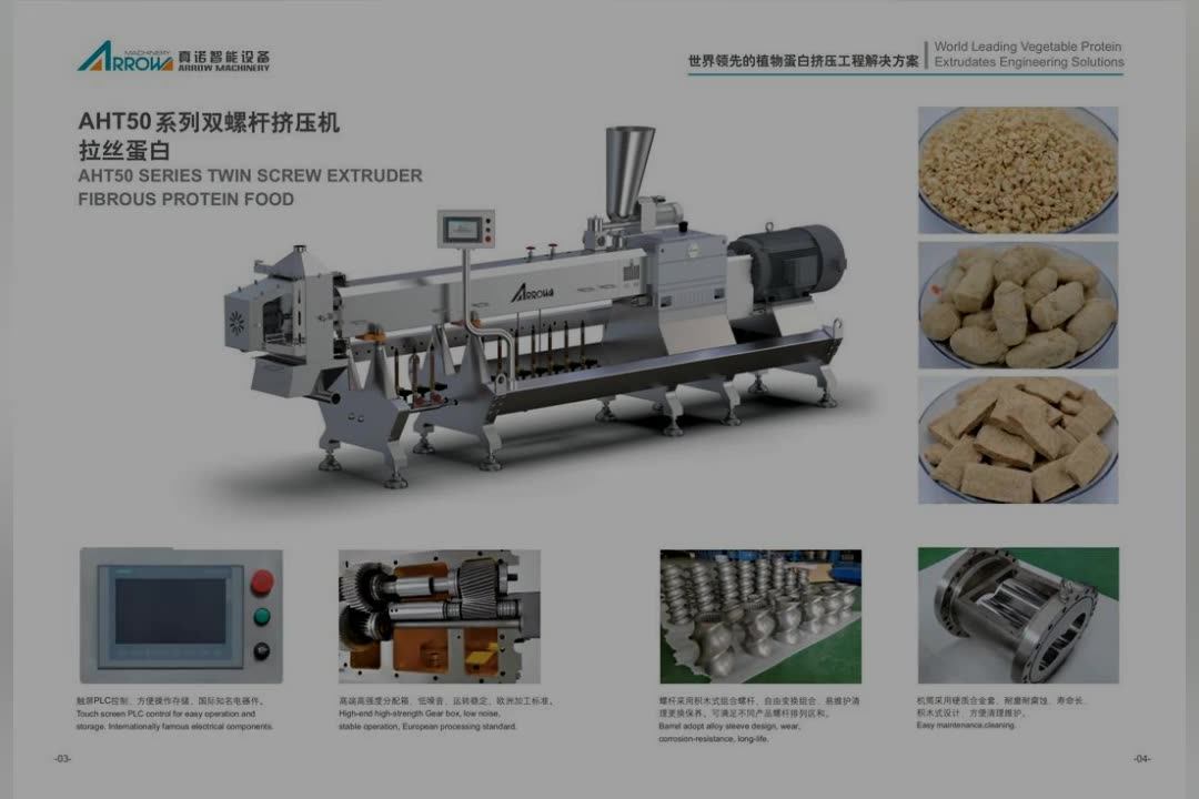 High Moisture Extrusion Plant Protein Meat Analogue Hmma Processing ...