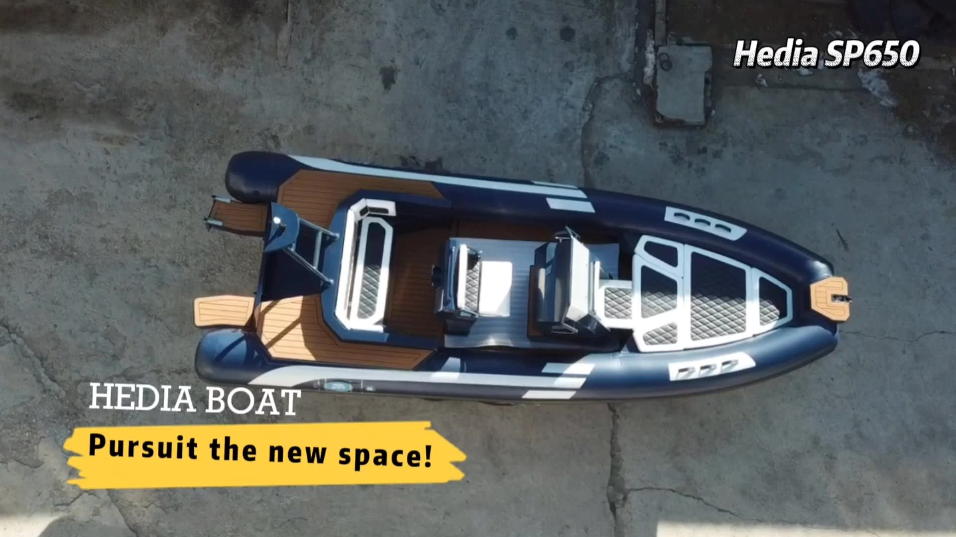 Rhib 650 21 Ft 20ft 7m Hypalon Aluminum Hull Boat Luxury Hard Bottom 6m ...