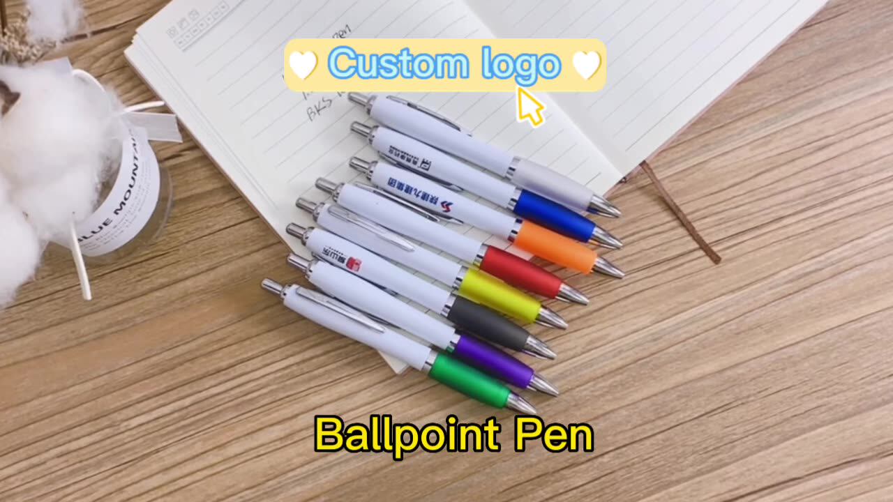 High Quality Gel Pen Plastic Ballpoint Pen Customized Logo Available ...