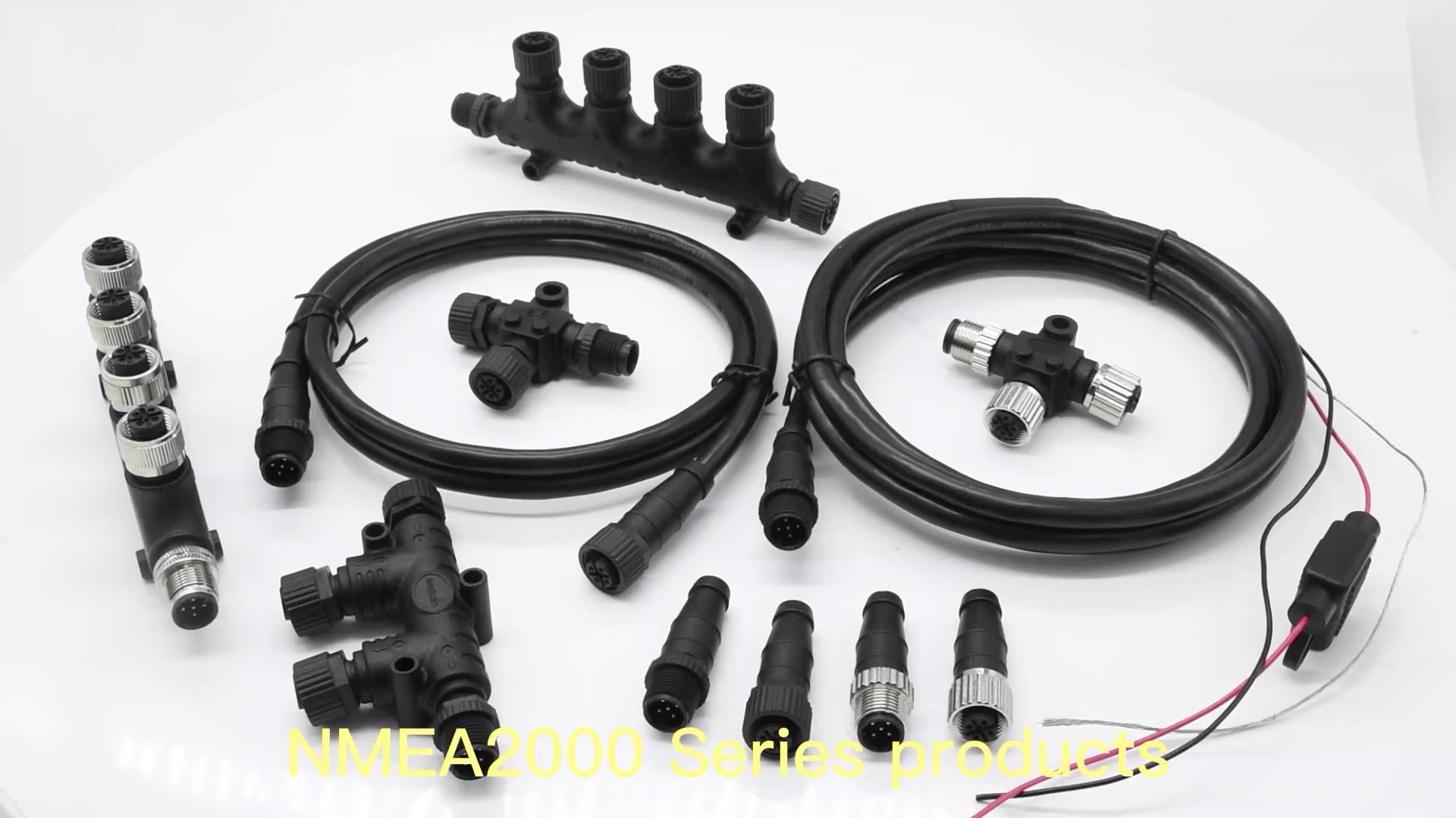 Nmea 2000 Converter Ip68 Network Signal Cable Plastic 3 Ways Adapters M12 5 Pin Female Male T ...