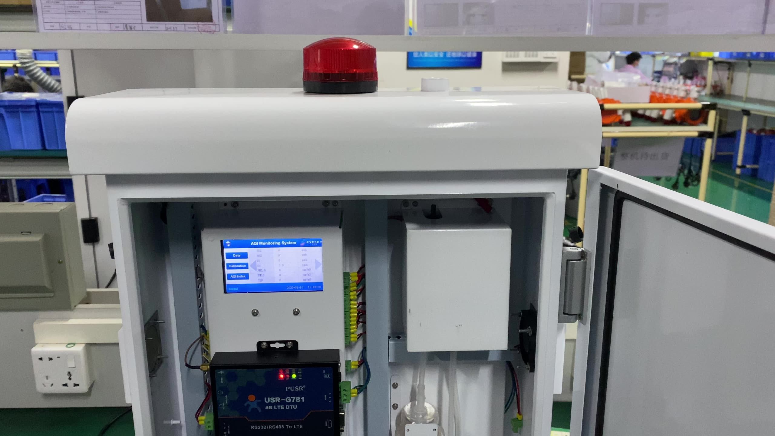 Safewill Es80a-y8 Dust Monitor System Real-time Environmental ...