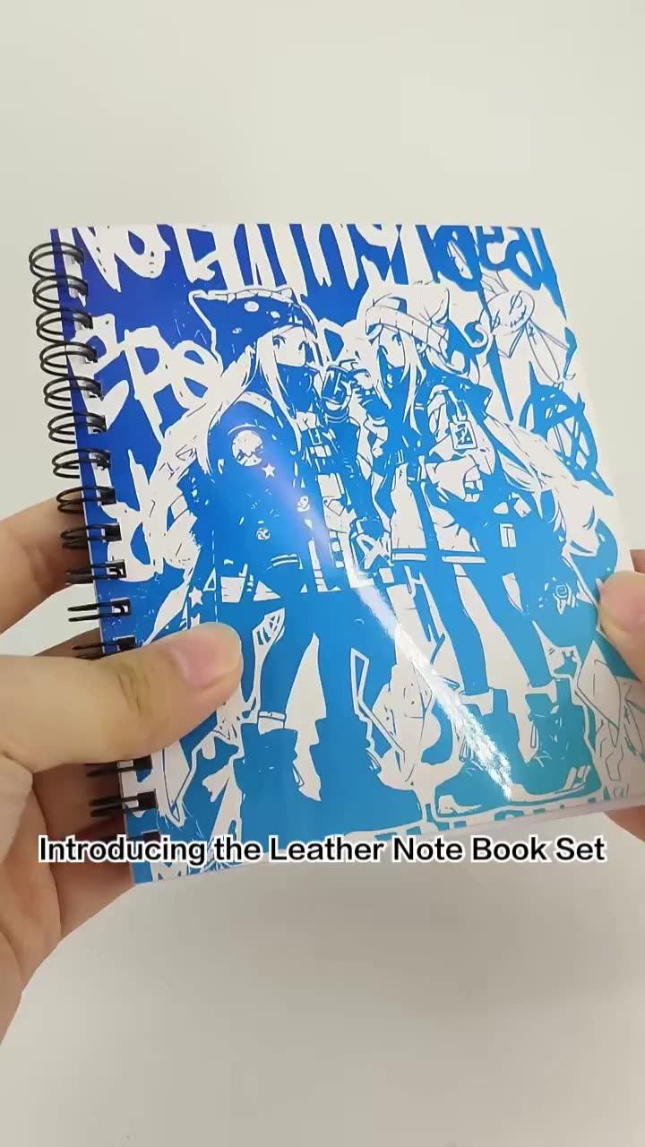 Cartoon Strange Sublimation Animated School Notebooks Magnetic Spiral ...