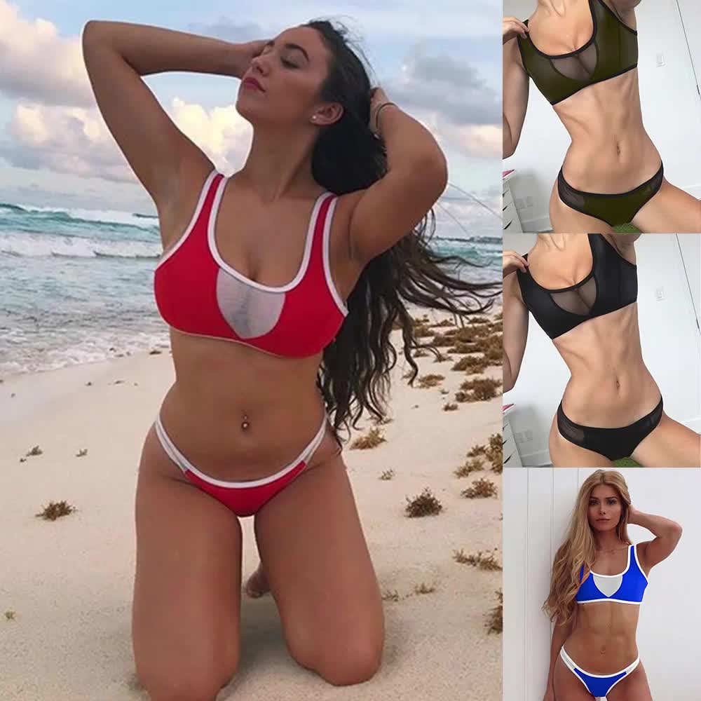 Model Mini Swimwear Extreme Sexy Girl Women Bondage One Piece Solid