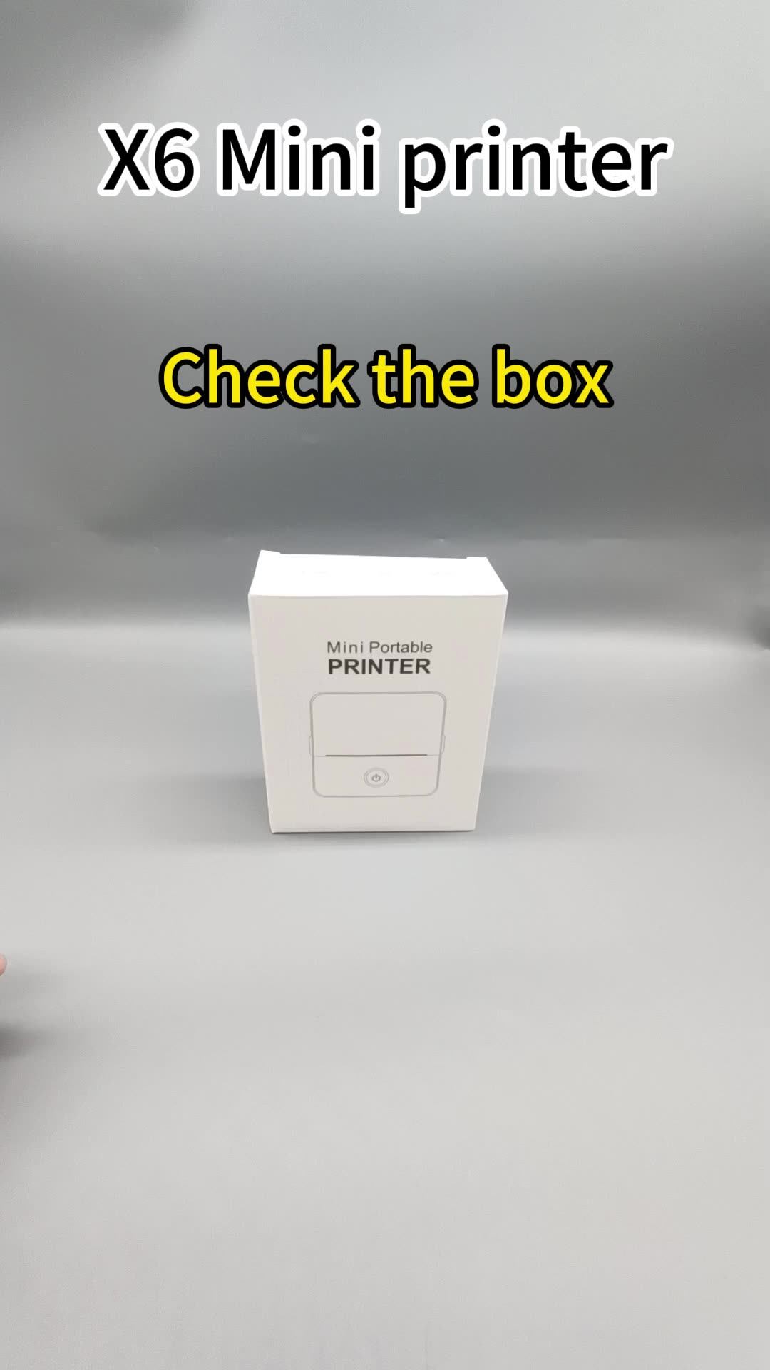 Mini Student Problem Printers 2024 New X6 Kids Portable Printer Home Office Photos Tickets ...