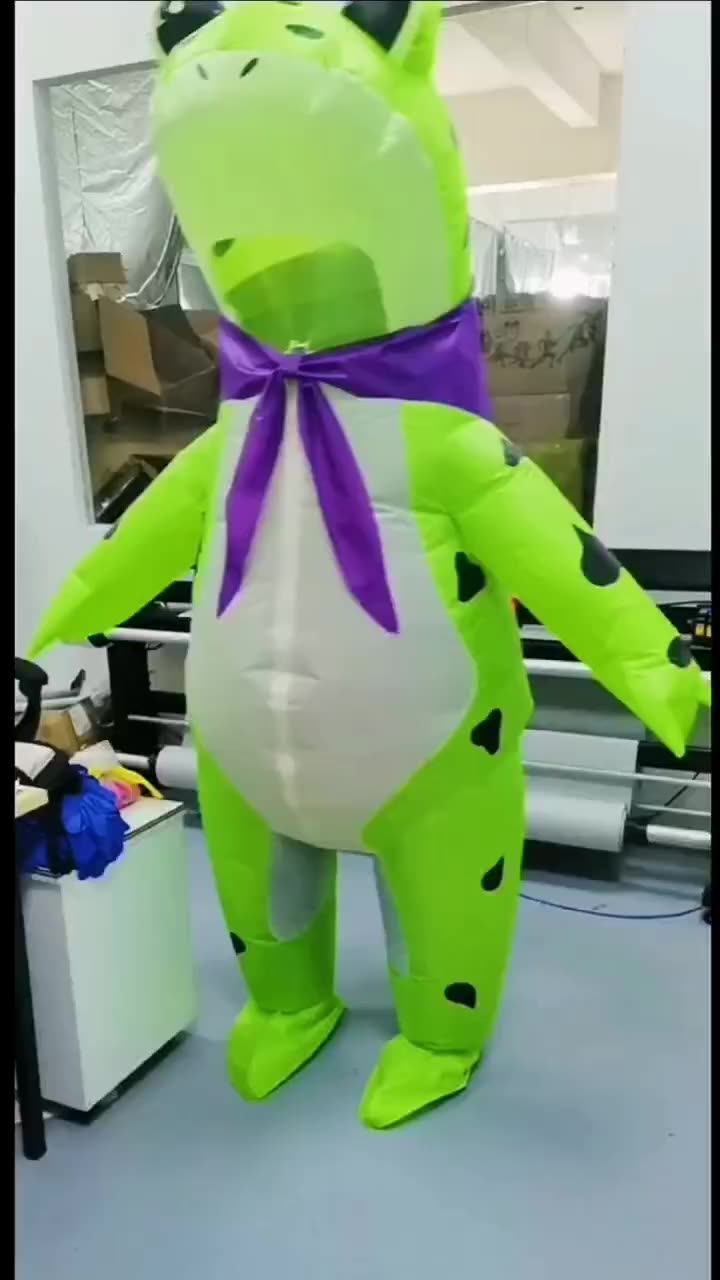 Customized Inflatable White Rabbit Costume Wearing Walking Doll Costume ...